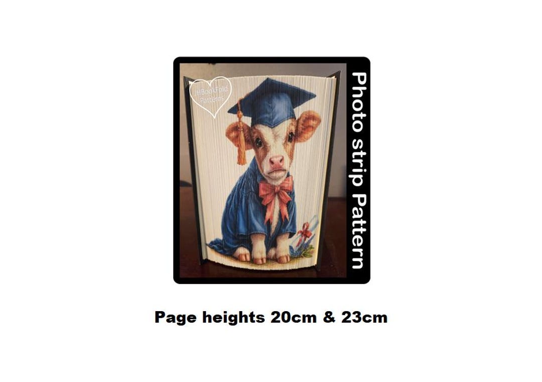 Grad Cow Photo Strip Pattern (3081PS) - Etsy