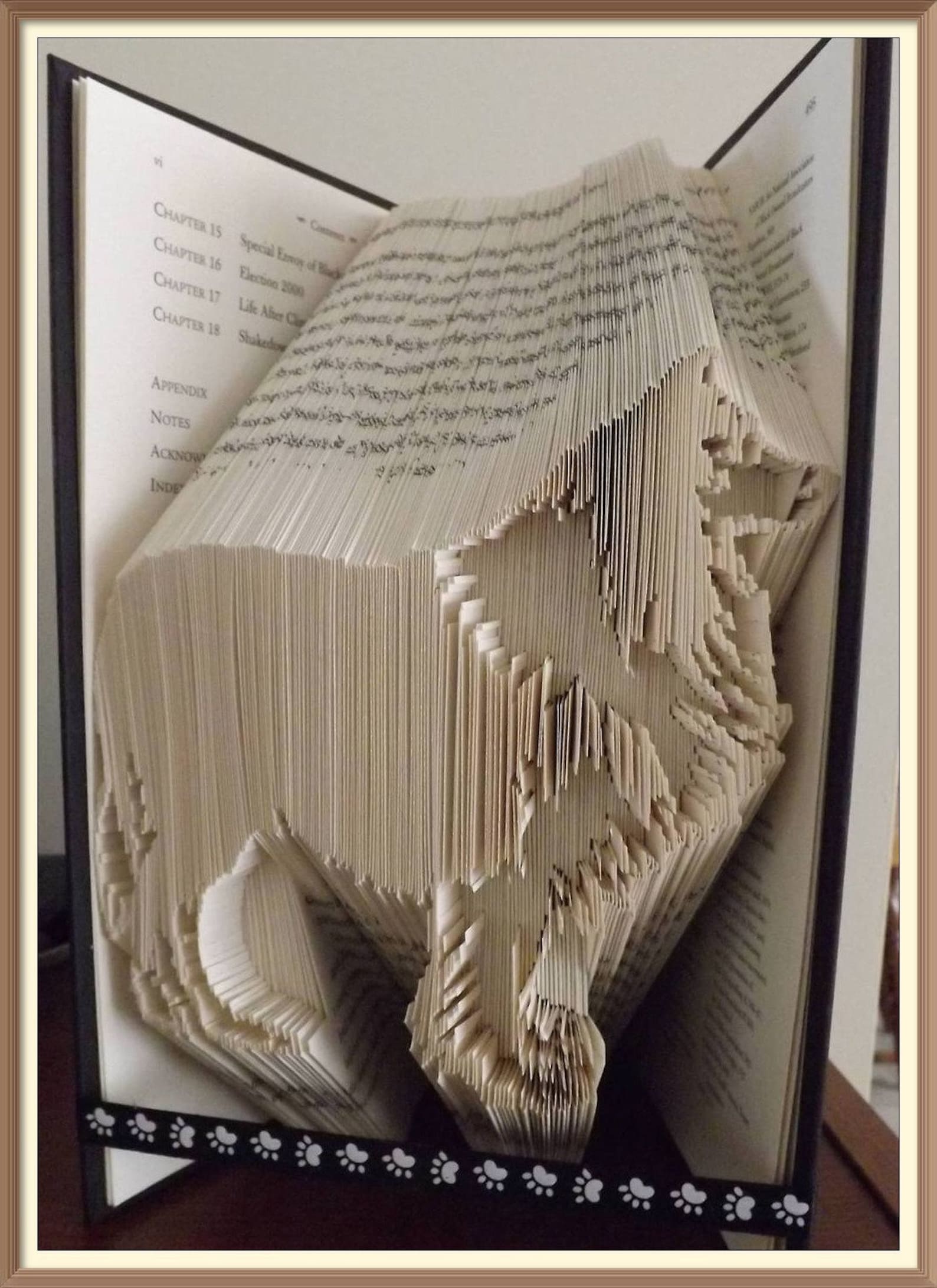 Dog Book Folding Pattern (202) - Etsy