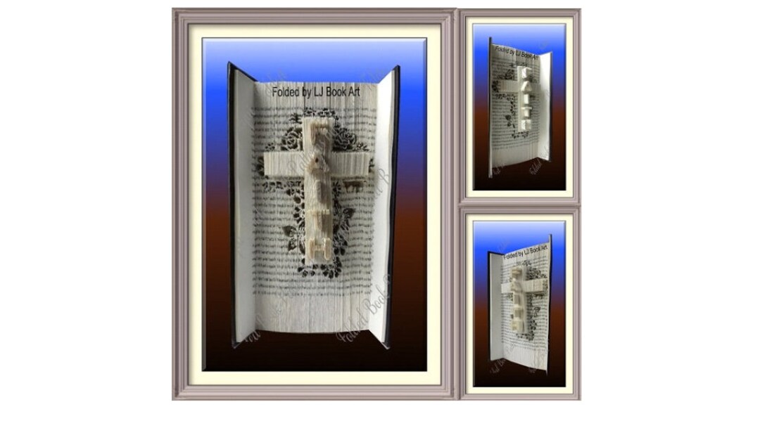Faith Cut and Fold Book Folding Pattern (2705) - Etsy