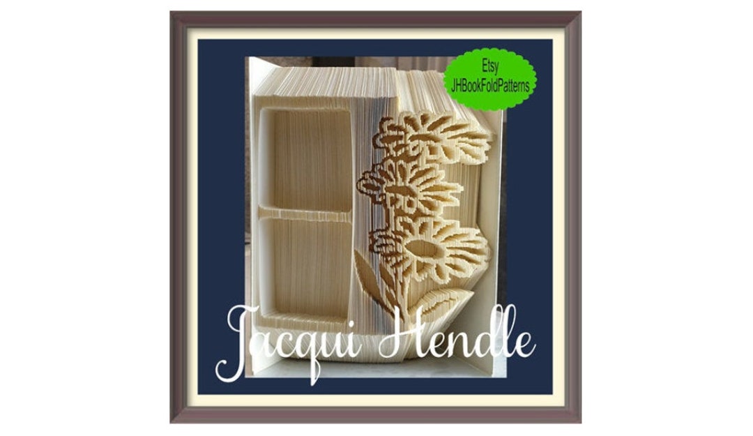 Picture Frame Cut and Fold Book Art Pattern (3463) - Etsy
