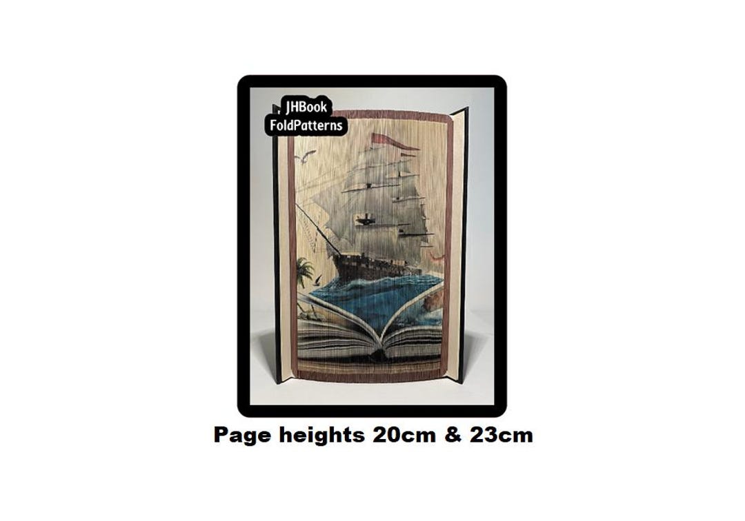 Ship in Book Photo Strip Book Art Pattern (408PS) - Etsy