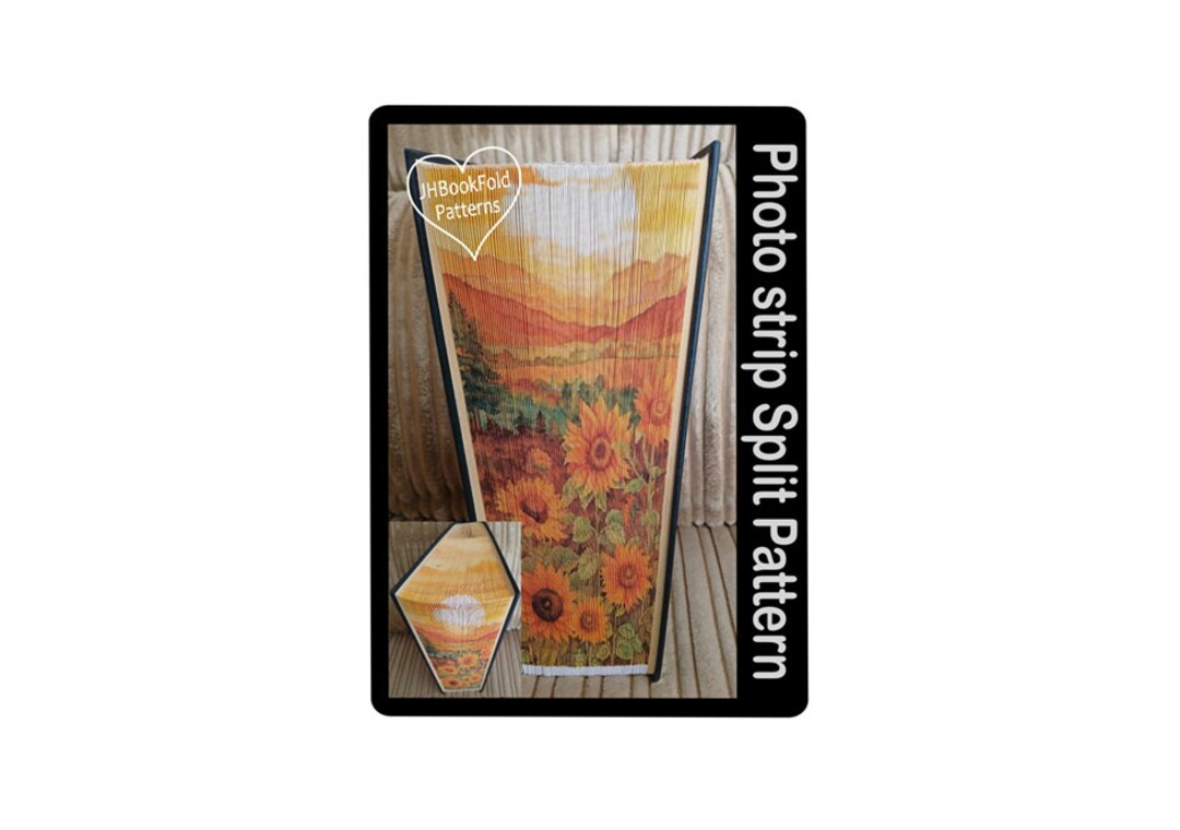 Sunflower Field Split Photo Strip Pattern (2769PS) - Etsy