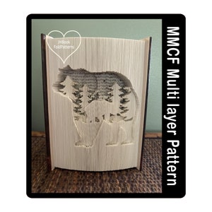 Bear Multi Layer Cut and Fold Book Art Pattern 6102 - Etsy