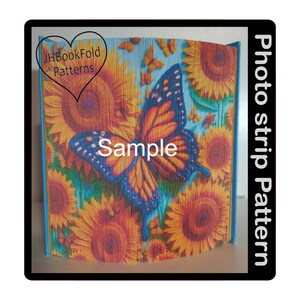 Peacock Eyes Photo Strip Book Art Pattern (2570PS) - Etsy