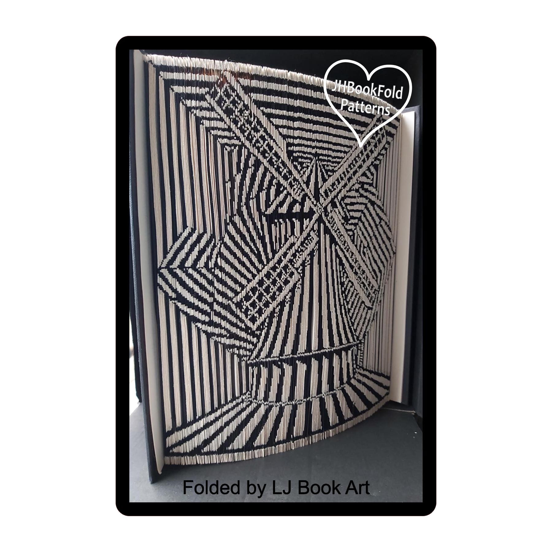 Windmill Cut and Fold Book Art Pattern (6869) - Etsy