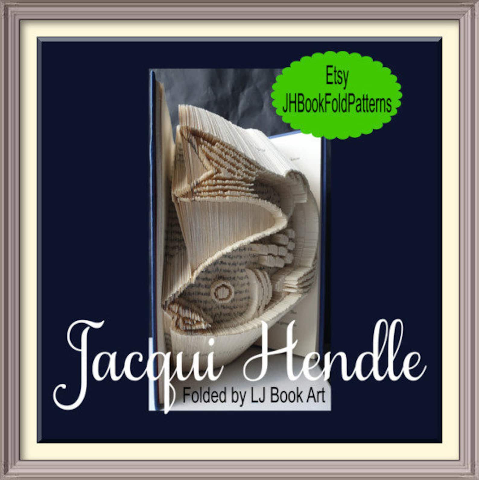 3704. Fish Book Folding Pattern - Etsy UK