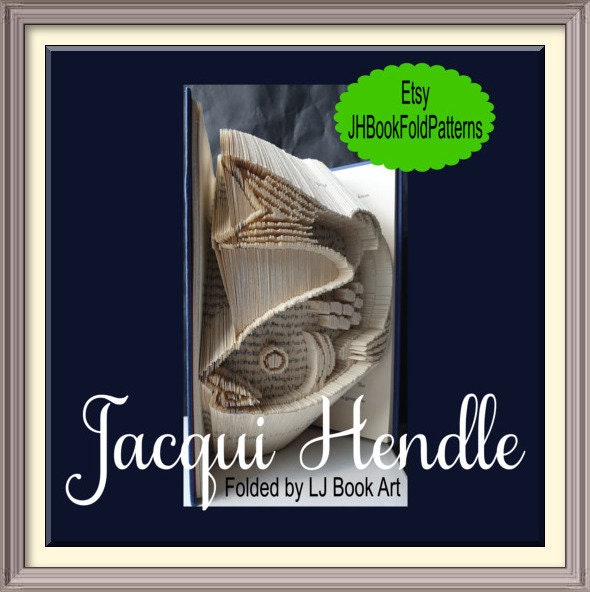 3704. Fish Book Folding Pattern - Etsy UK