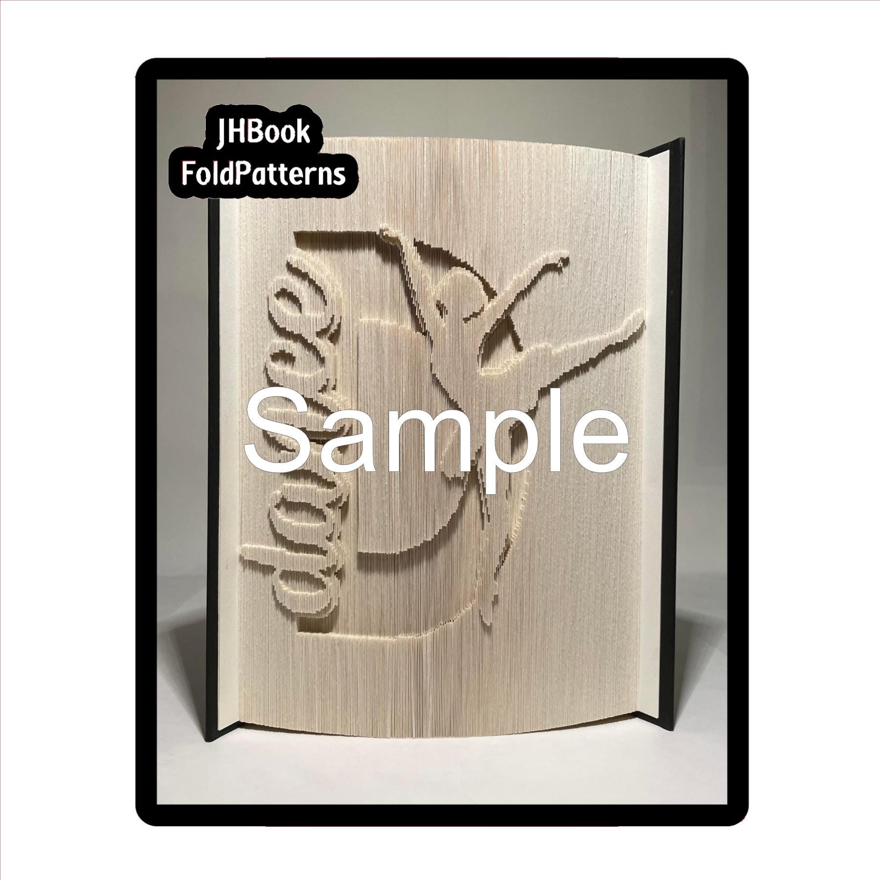 Live Love Laugh Book Folding Pattern (3302) - Etsy