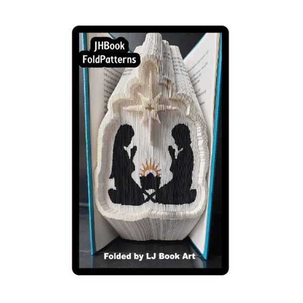Book Folding Nativity - Etsy