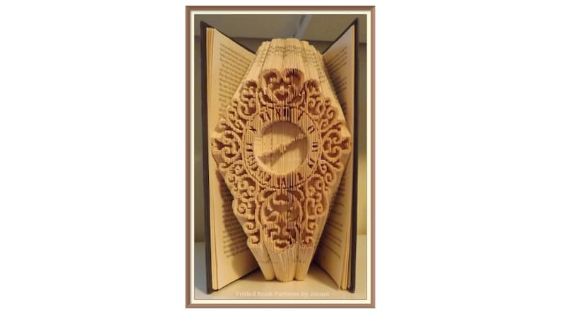 274. Clock Book Folding Pattern | Etsy