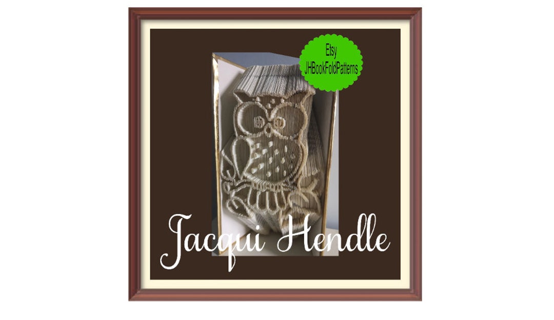 Owl Book Fold Pattern (5265) - Etsy