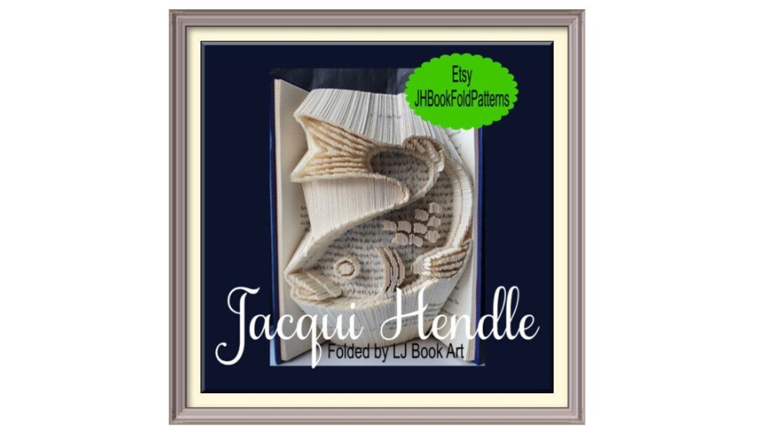 3704. Fish Book Folding Pattern - Etsy UK