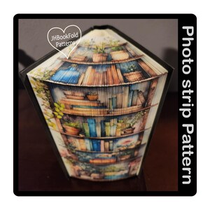 Book Shelves Split Photo Strip Pattern (2836PS) - Etsy