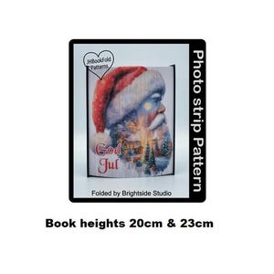 God Jul Photo Strip Book Art Pattern (2992PS) - Etsy