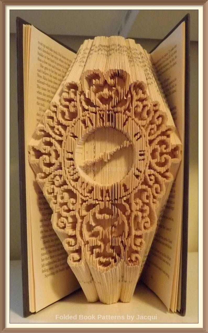 274. Clock Book Folding Pattern - Etsy UK