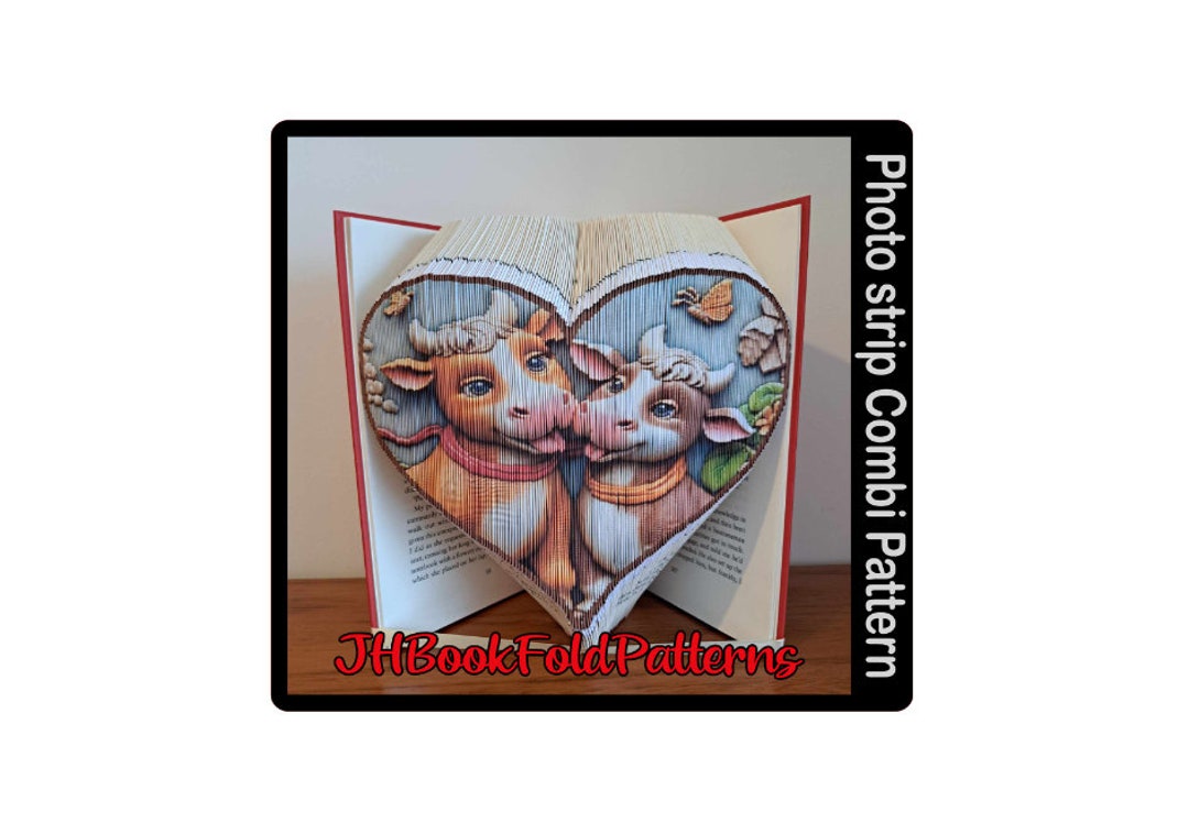 Cows Heart Photo Strip Pattern (2593PS) - Etsy