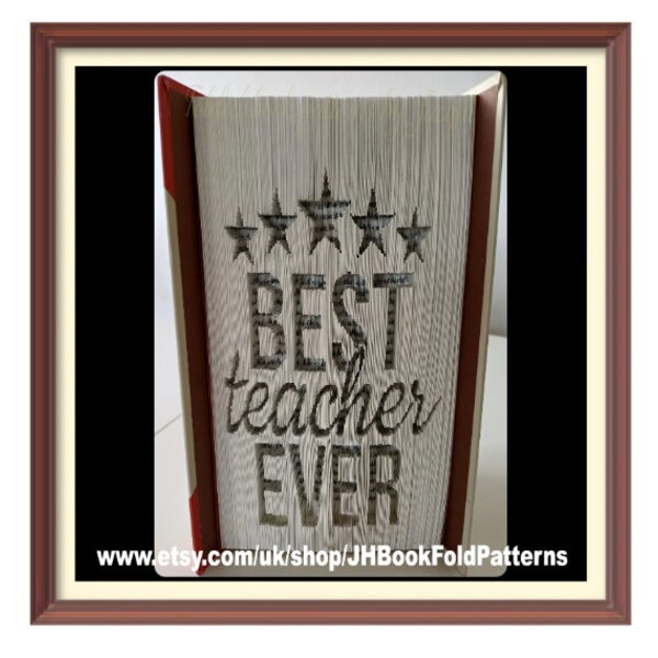 Best Teacher Ever Book - Etsy