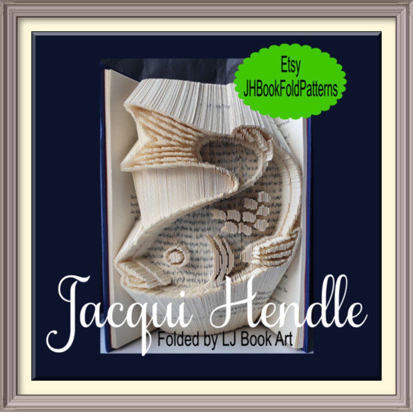 3704. Fish Book Folding Pattern - Etsy UK