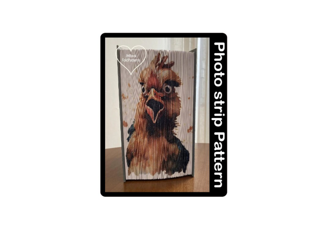 Chook Photo Strip Book Art Pattern 1251PS - Etsy