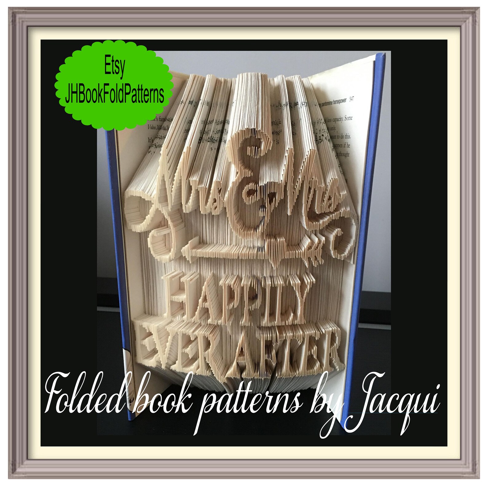 Mrs and Mrs Book Fold Pattern - Etsy