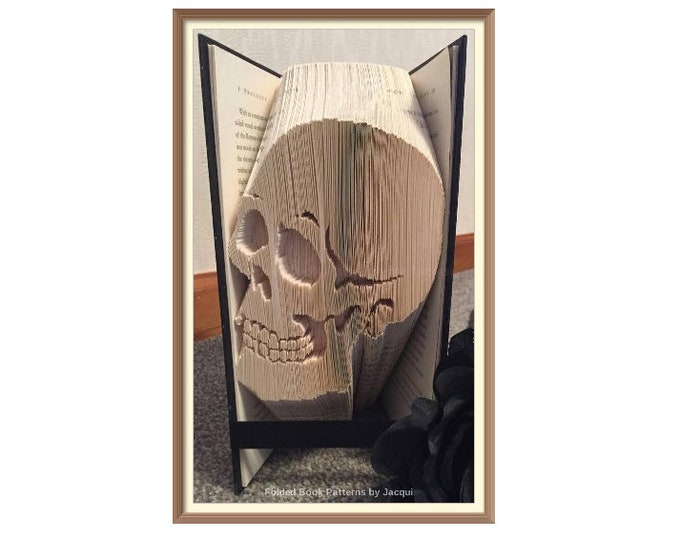 Simple Skull Book Folding Pattern - Etsy