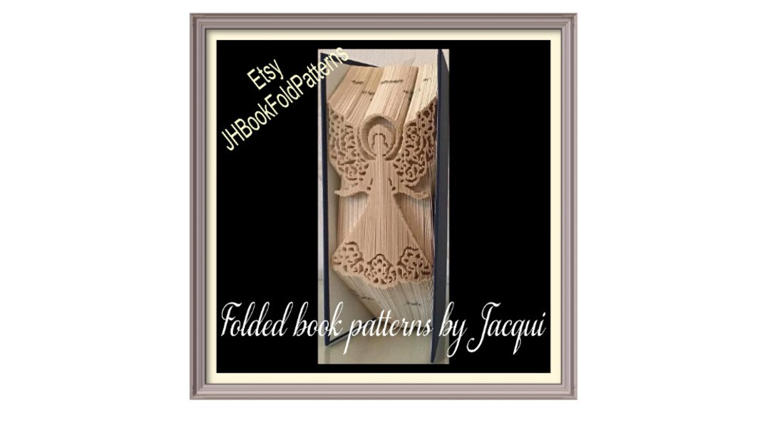 Angel Book Fold Pattern (5370) - Etsy