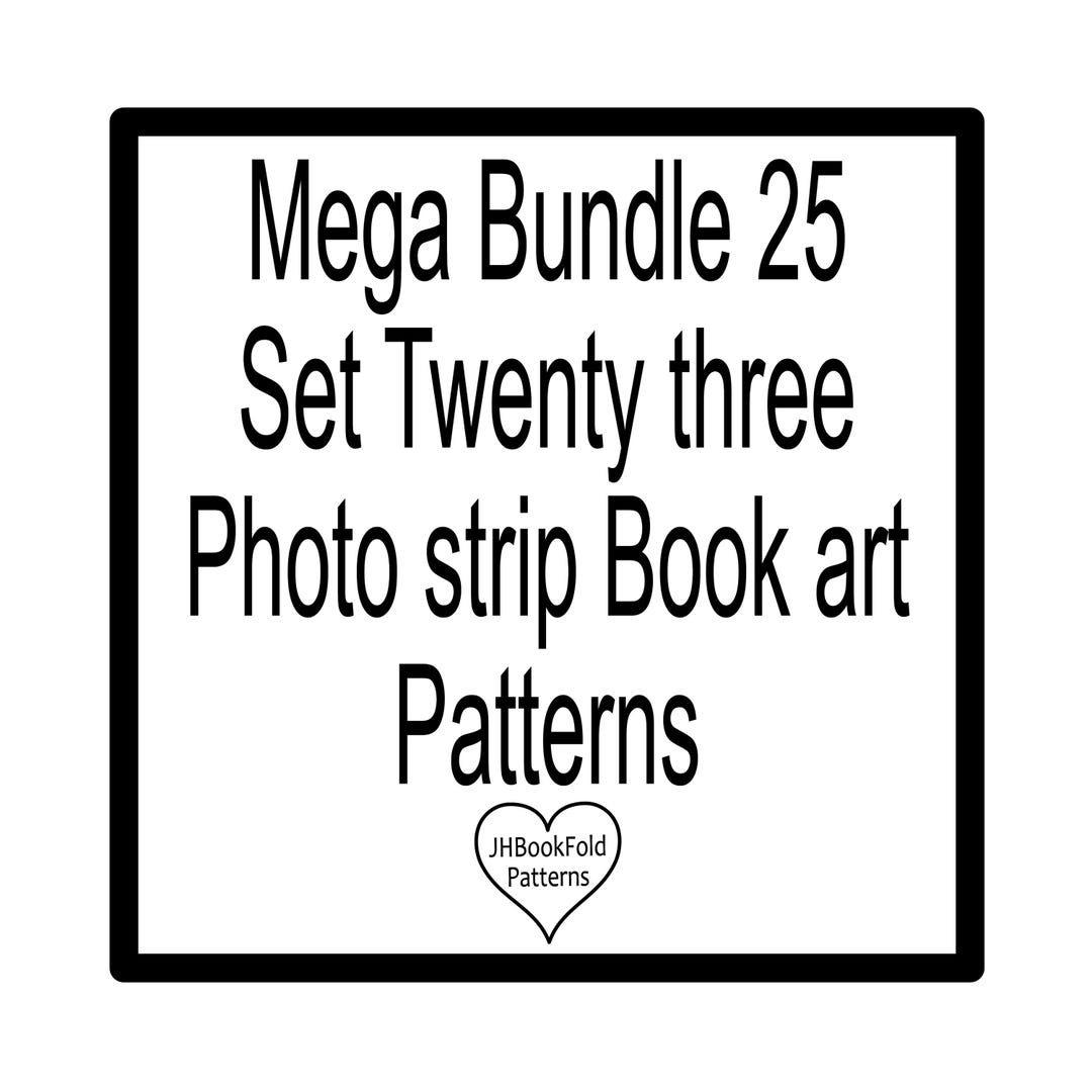 Mega Bundle 25 Set Twenty Three Photo Strip Patterns - Etsy