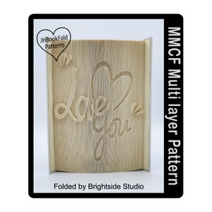 Love You Multi Layer Cut and Fold Pattern (6496) - Etsy