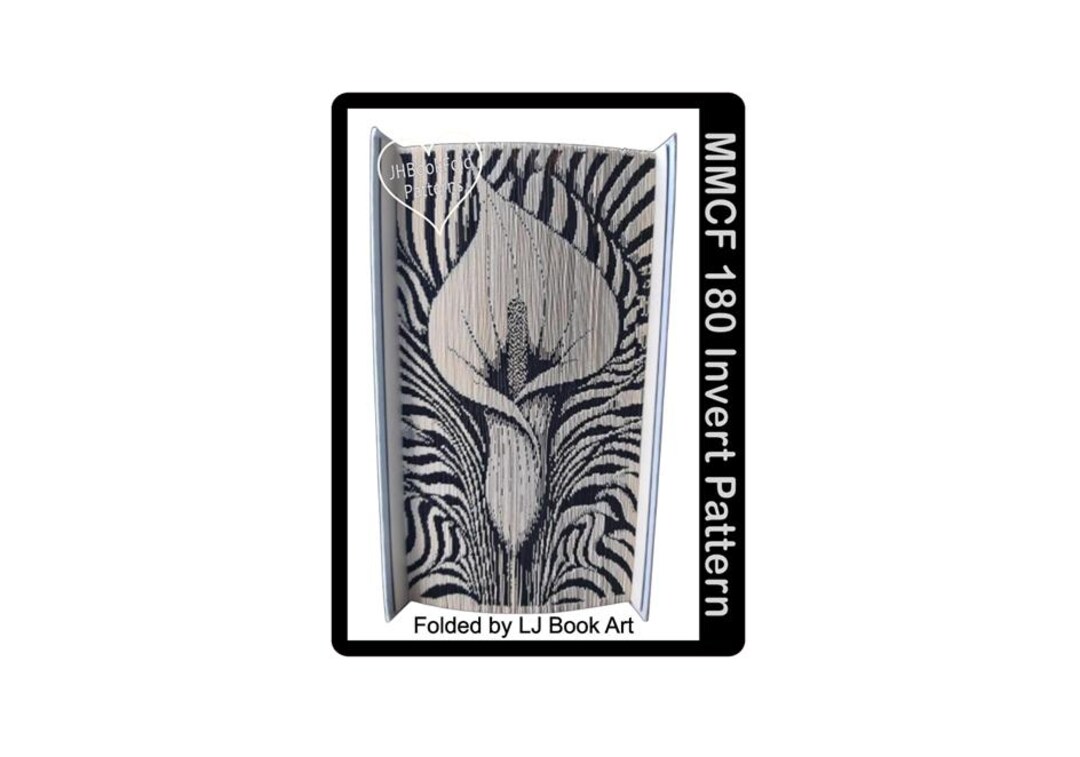 Calla Lily Cut and Fold Book Art Pattern (6832) - Etsy