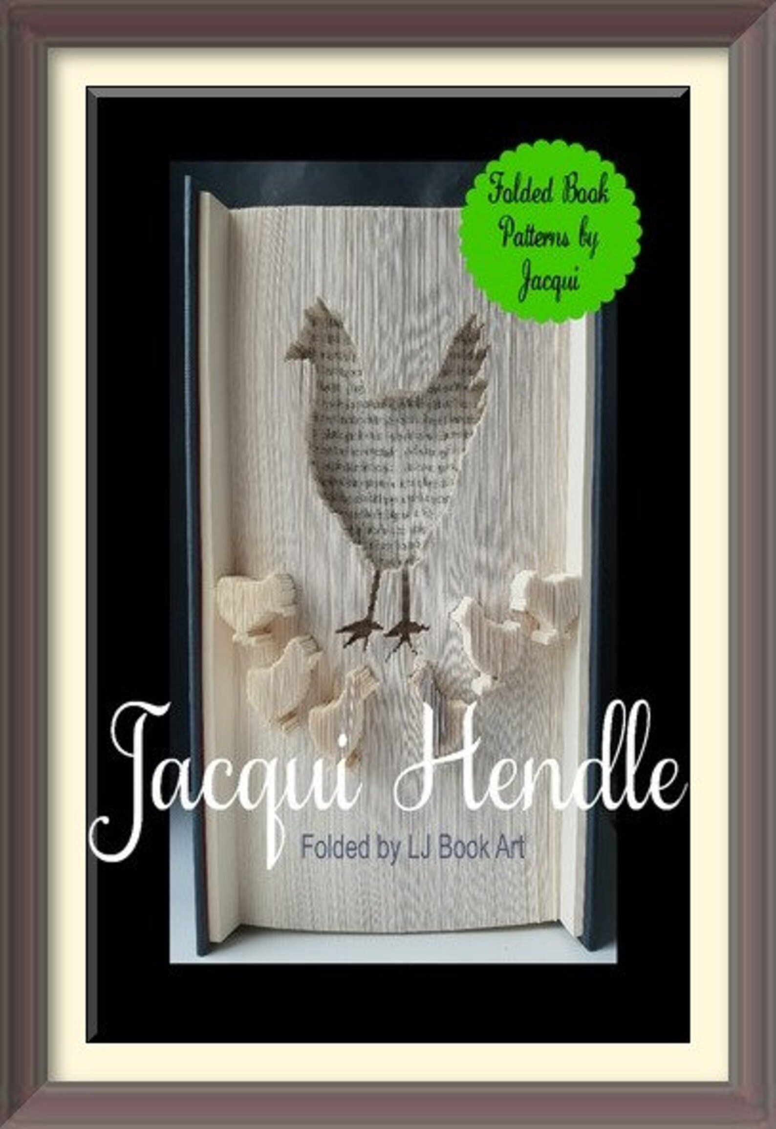 Chicken Cut and Fold Book Art Pattern (4193) - Etsy