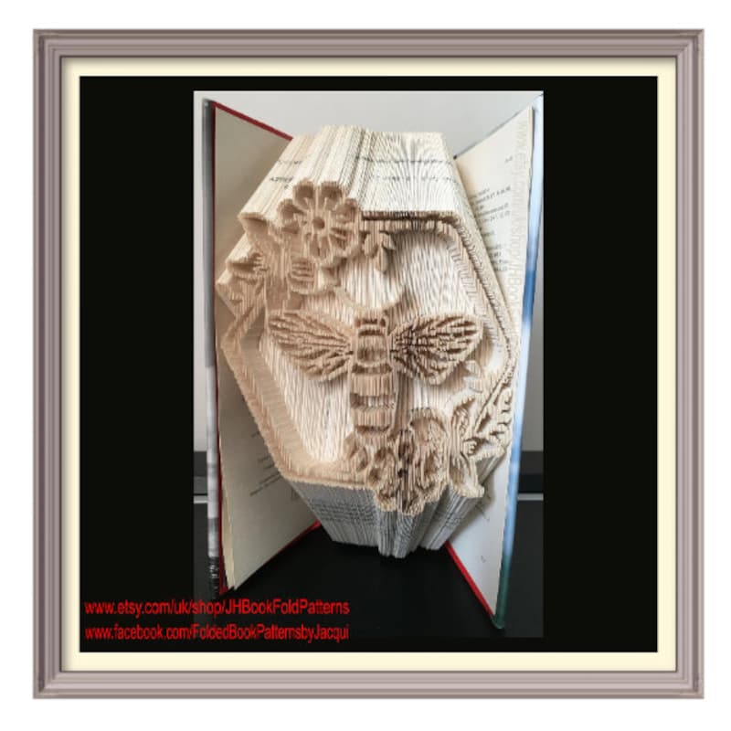 Bee Book Art - Etsy