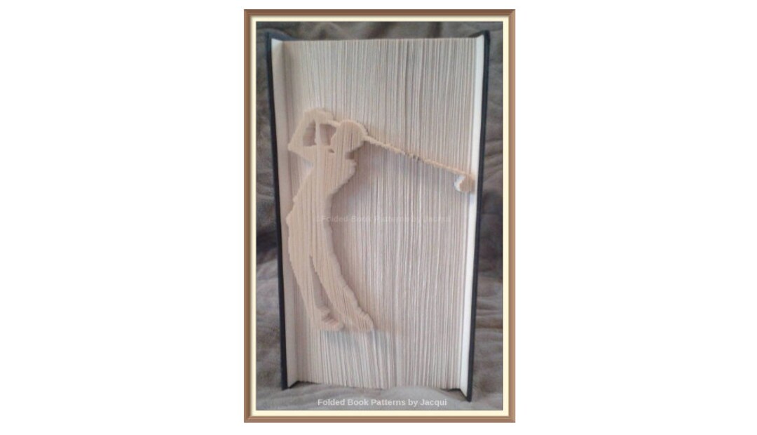 848. Simple Golf Book Folding Pattern - Etsy UK