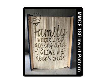 Family Make This House Cut and Fold Book Art Pattern - Etsy