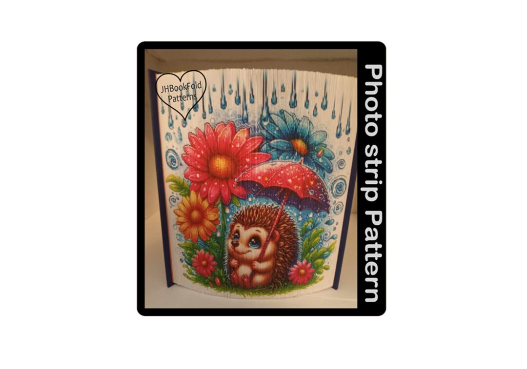 Raindrop Hedgehog Photo Strip Pattern (2585PS) - Etsy
