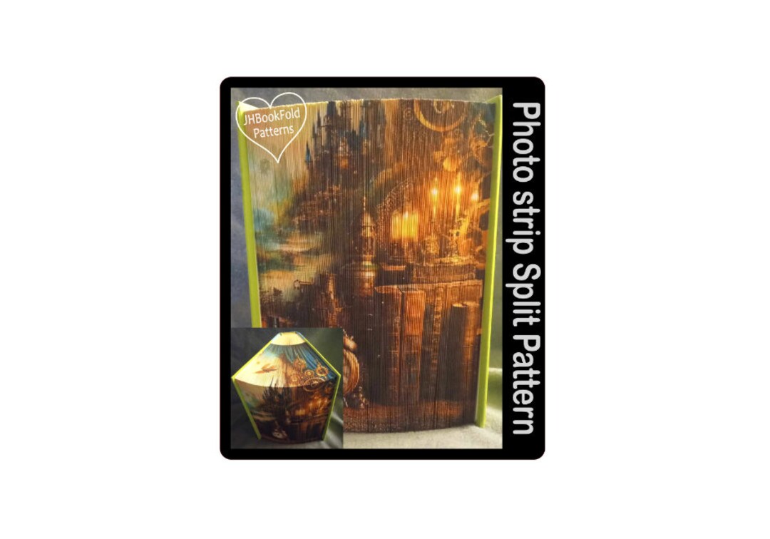 Golden Steampunk Castle Split Photo Strip Pattern (2649PS) - Etsy