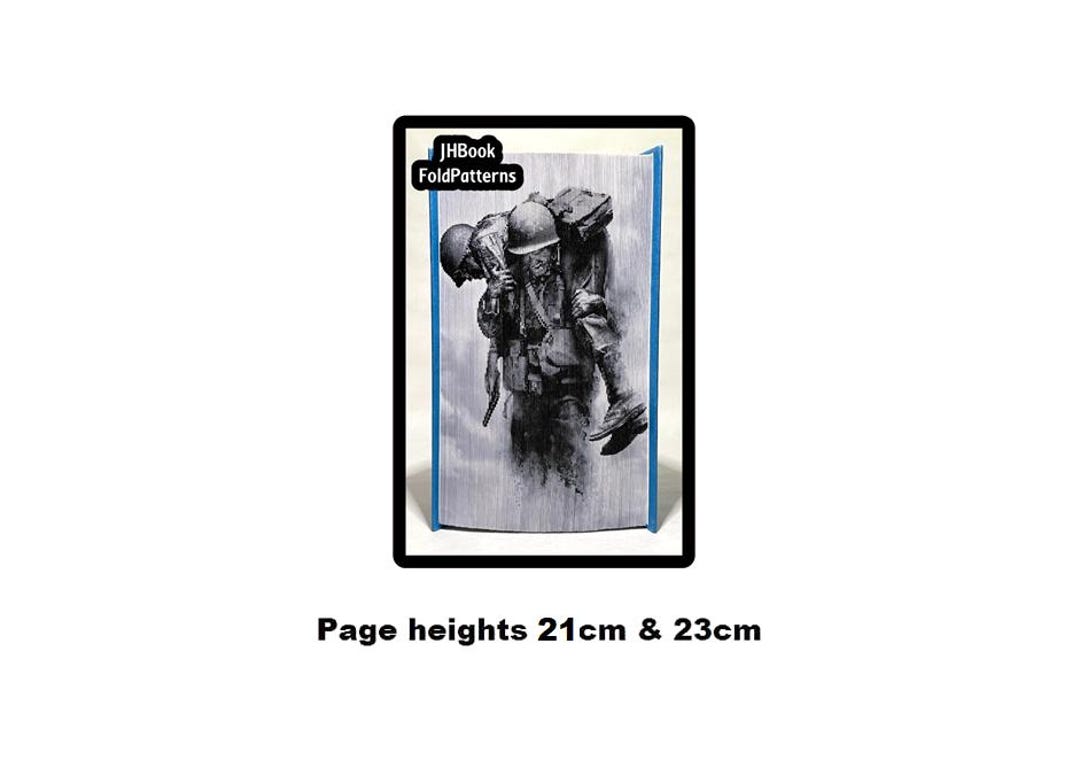 Rescued Photo Strip Book Art Pattern (864PS) - Etsy