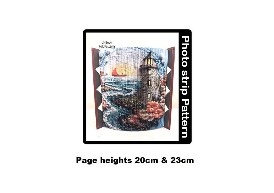 Lighthouse Photo Strip Book Art Pattern (1551PS) - Etsy