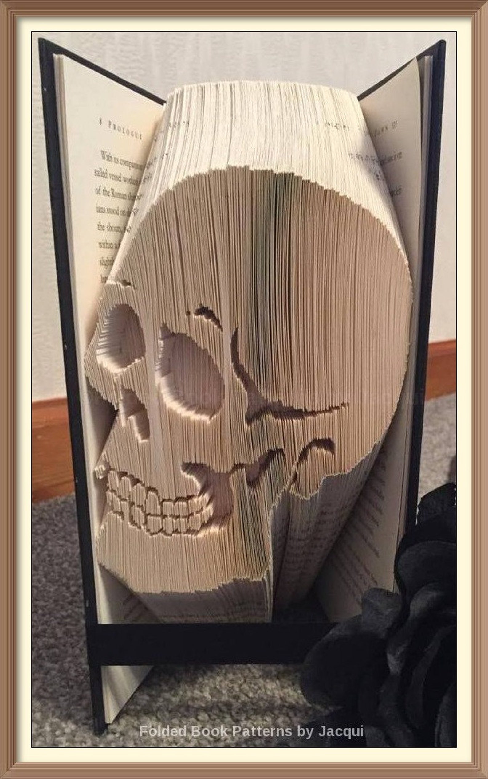 Simple Skull Book Folding Pattern - Etsy UK
