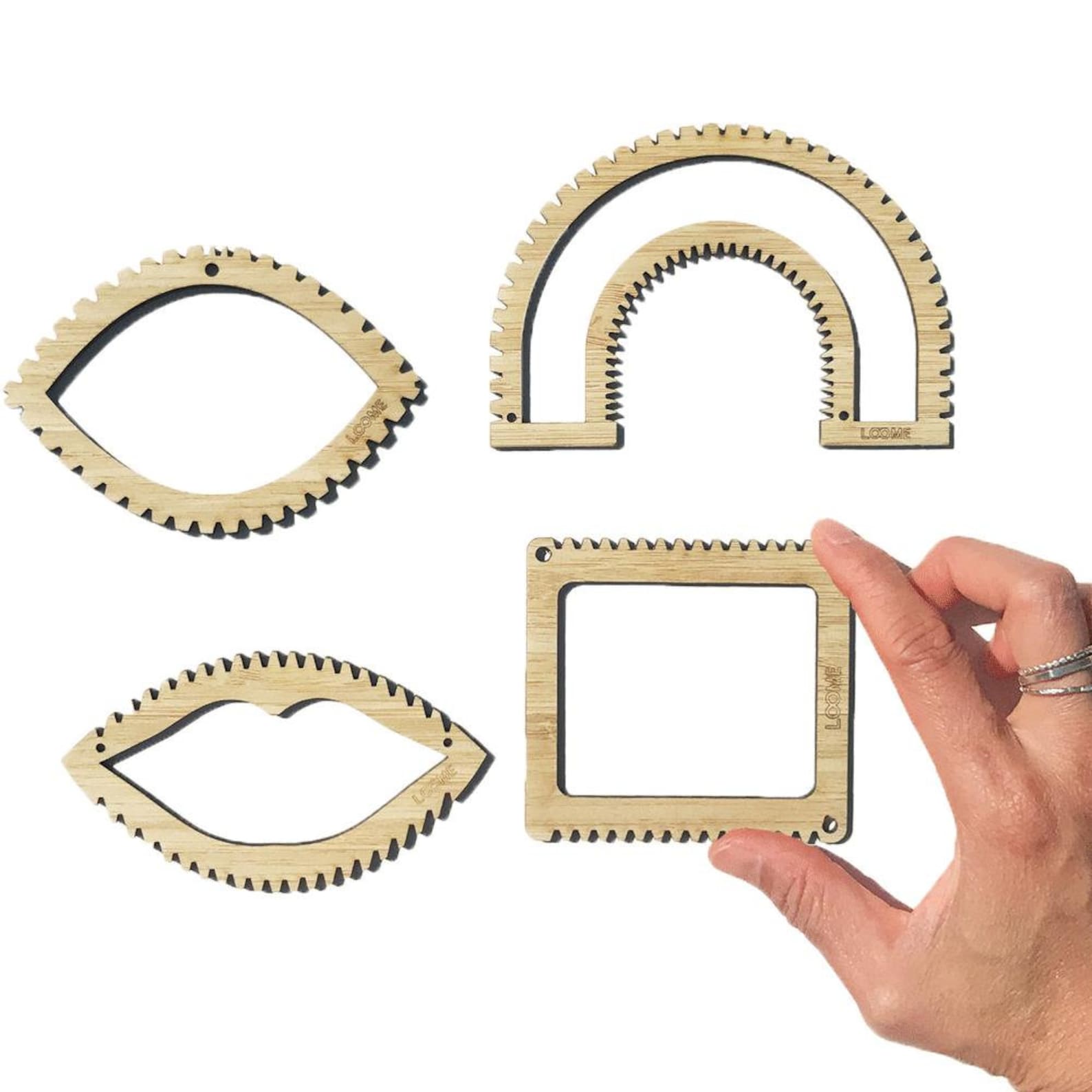 WEAVING LOOM MINI: Eye Rainbow Square - Etsy