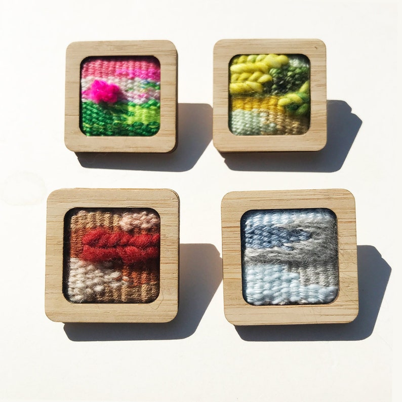 KIT: Mini Weaving Pendants - Etsy