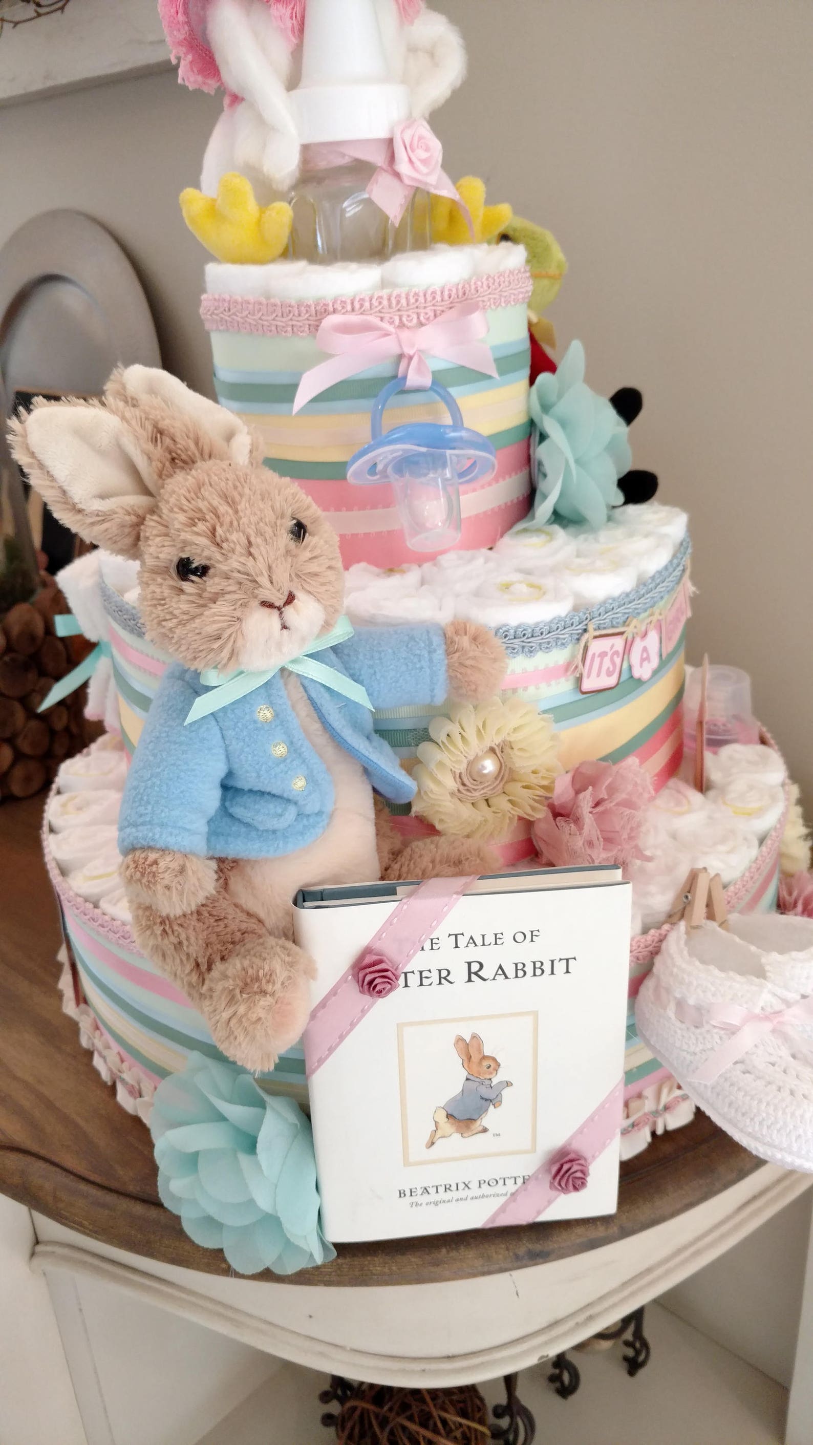 Peter Rabbit Diaper Cake Peter Rabbit Baby Shower Diaper - Etsy Canada