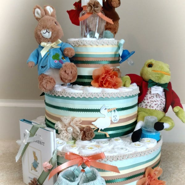 Book Diaper Cake - Etsy