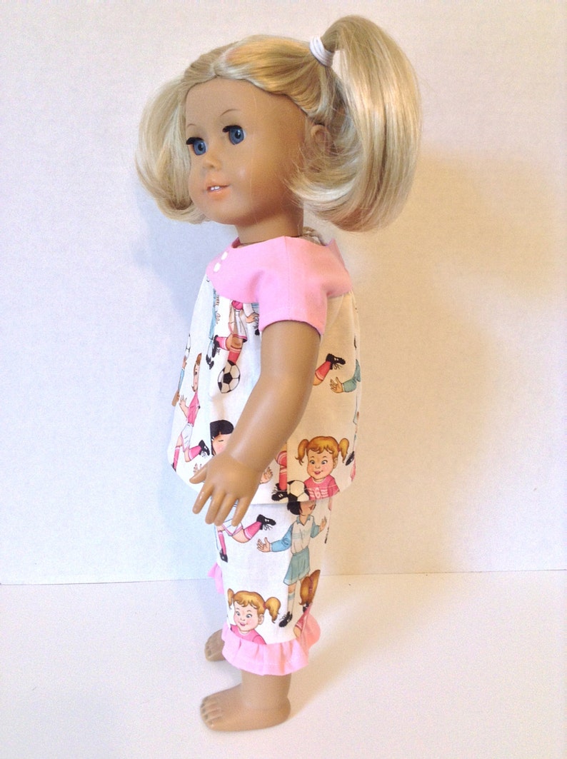 18 Inch Doll Pajamas Light Weight Cotton Summer Nightwear - Etsy