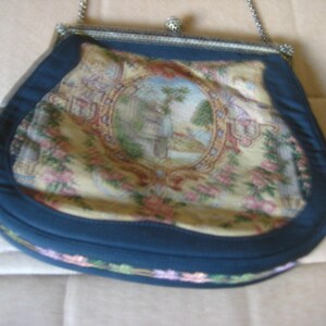 Tapestry Purse With Courting Scene. Antique - Etsy