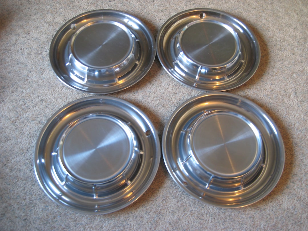 Pontiac Chieftain, Bonneville, Star Chief, 1957 Hubcaps. ( Set of 4 ...