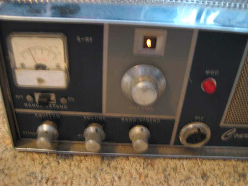 Courier Twenty Three Plus 23 Channel CB Tube Radio Base Transceiver ...