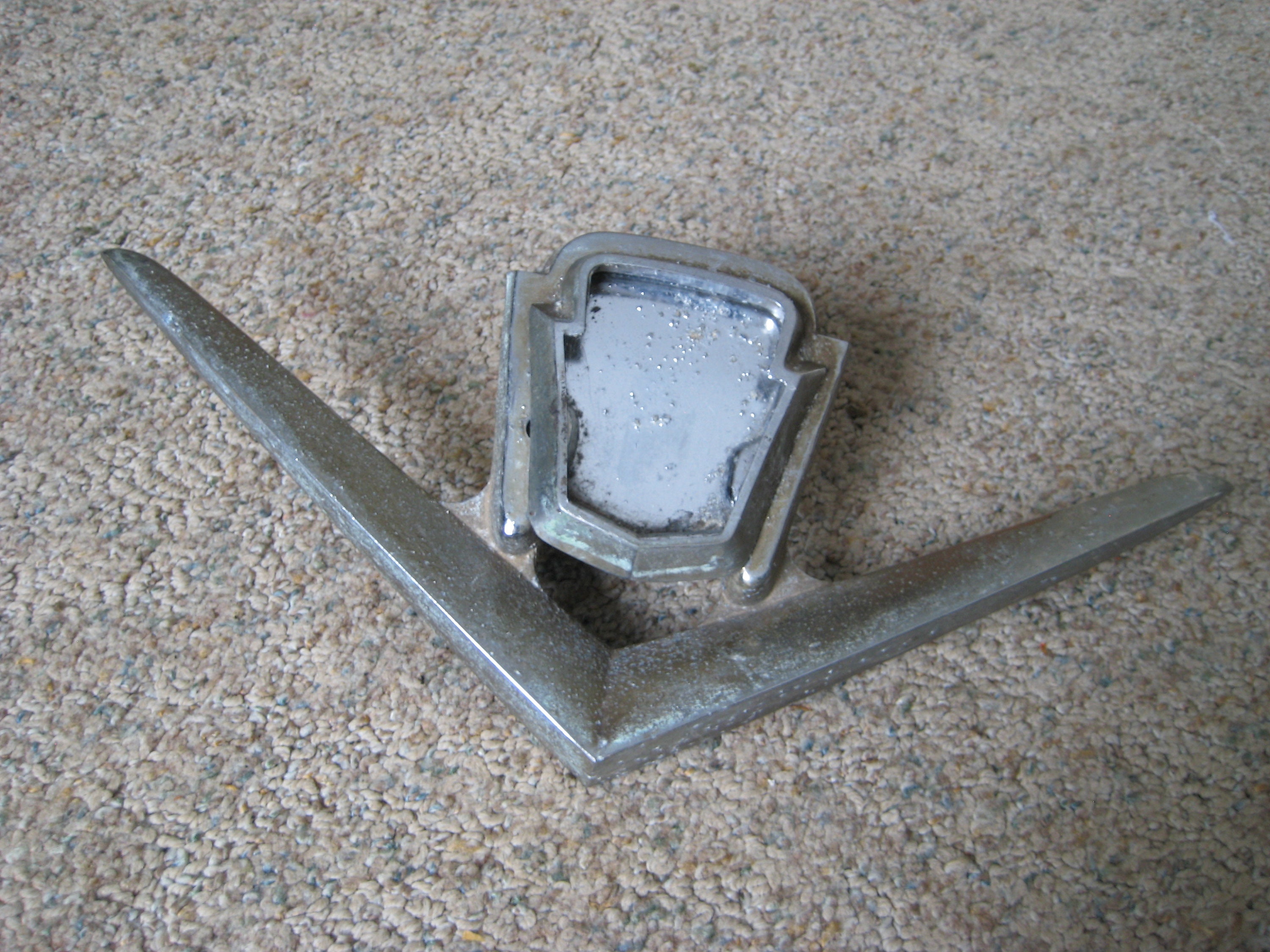 Ford 1955-56 Hood / Truck V Emblem / Ornament & Crest Holder. - Etsy