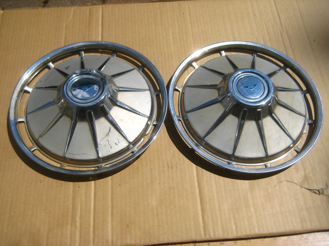 Chevy 1961 Corvair 13 Inch Hub Caps ( Set of 2 ). - Etsy