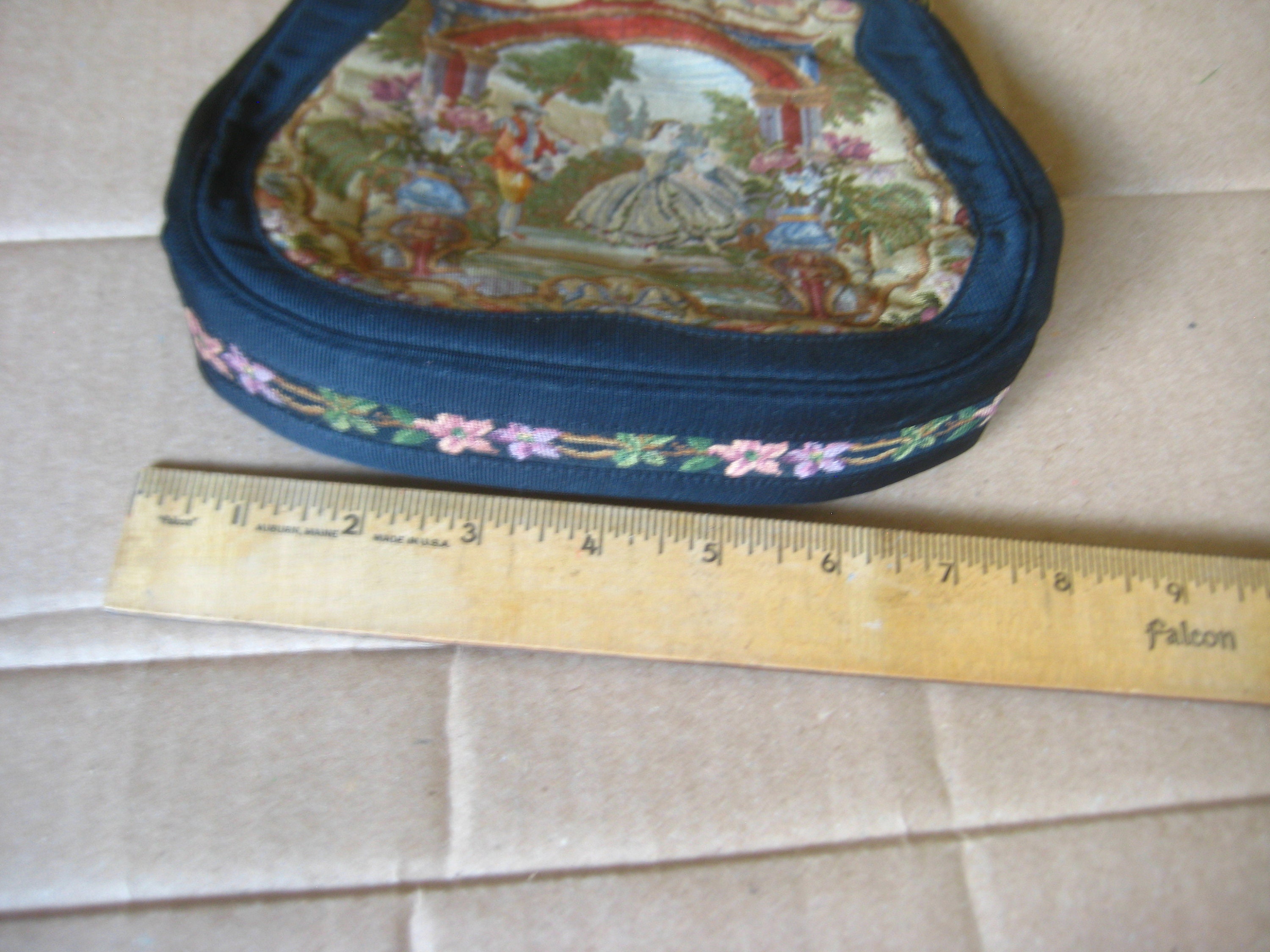 Tapestry Purse With Courting Scene. Antique - Etsy