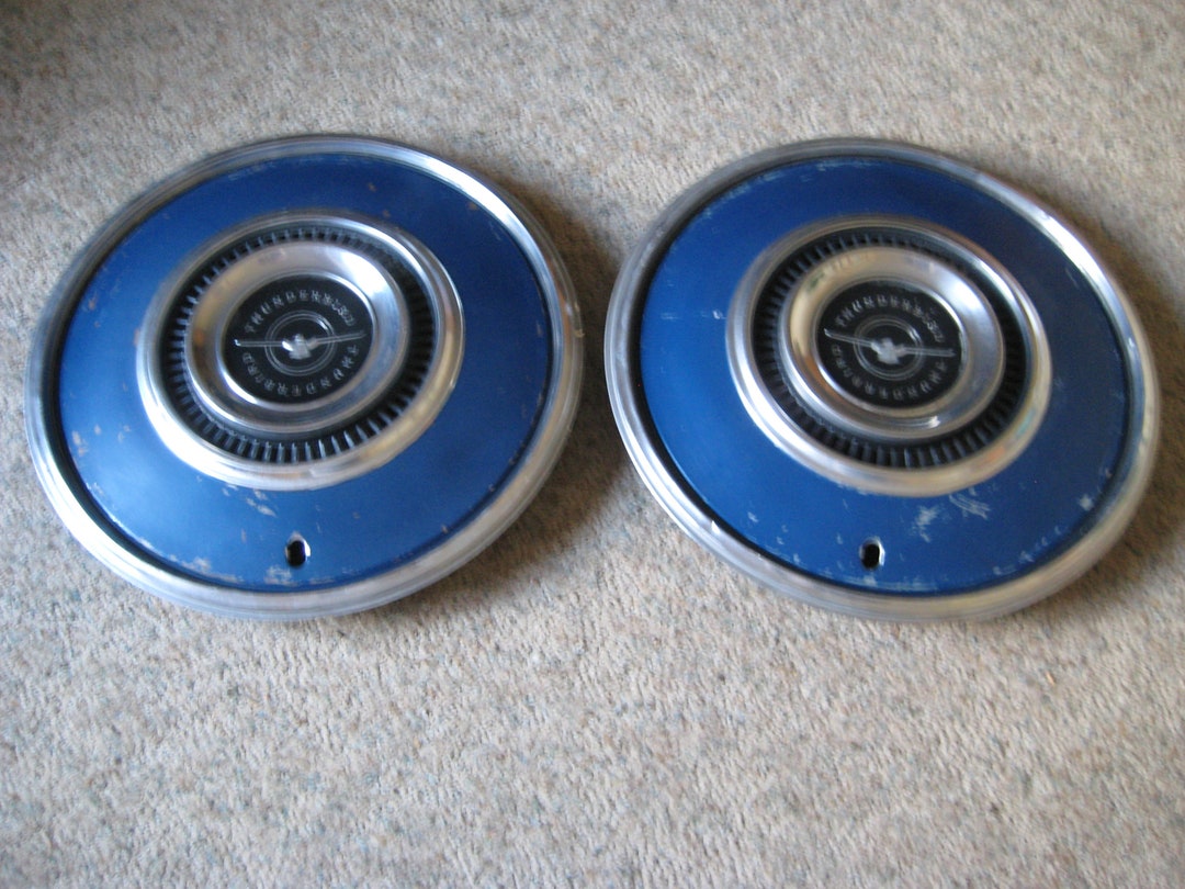 Ford Thunderbird 1972-76 Hubcaps. "blue" ( Set of 2 ). - Etsy